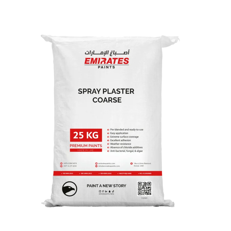 SPRAY PLASTER COARSE - Emirates Paints