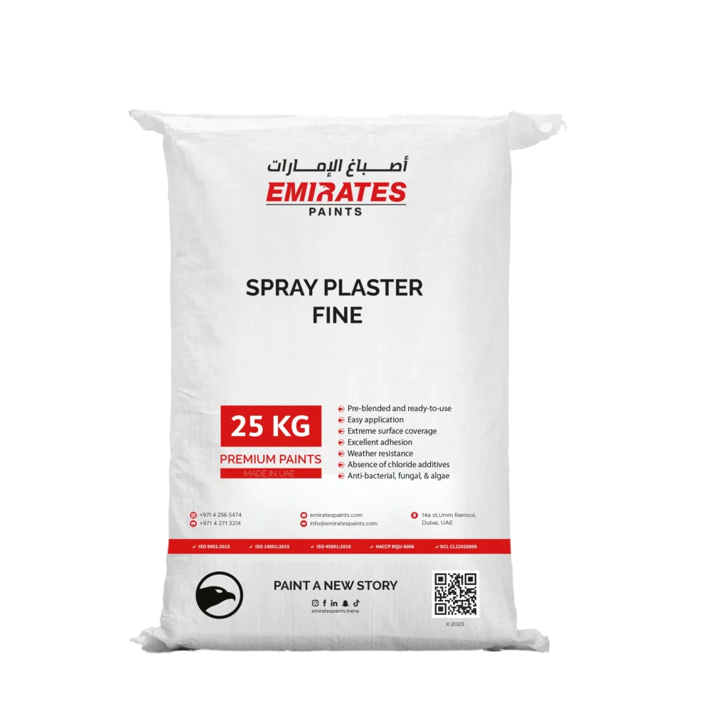 SPRAY PLASTER FINE - Emirates Paints